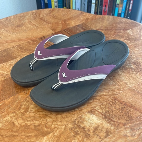 PowerStep | Shoes | Powerstep Plum Powerstep Fusion Sandal Zl84 | Poshmark
